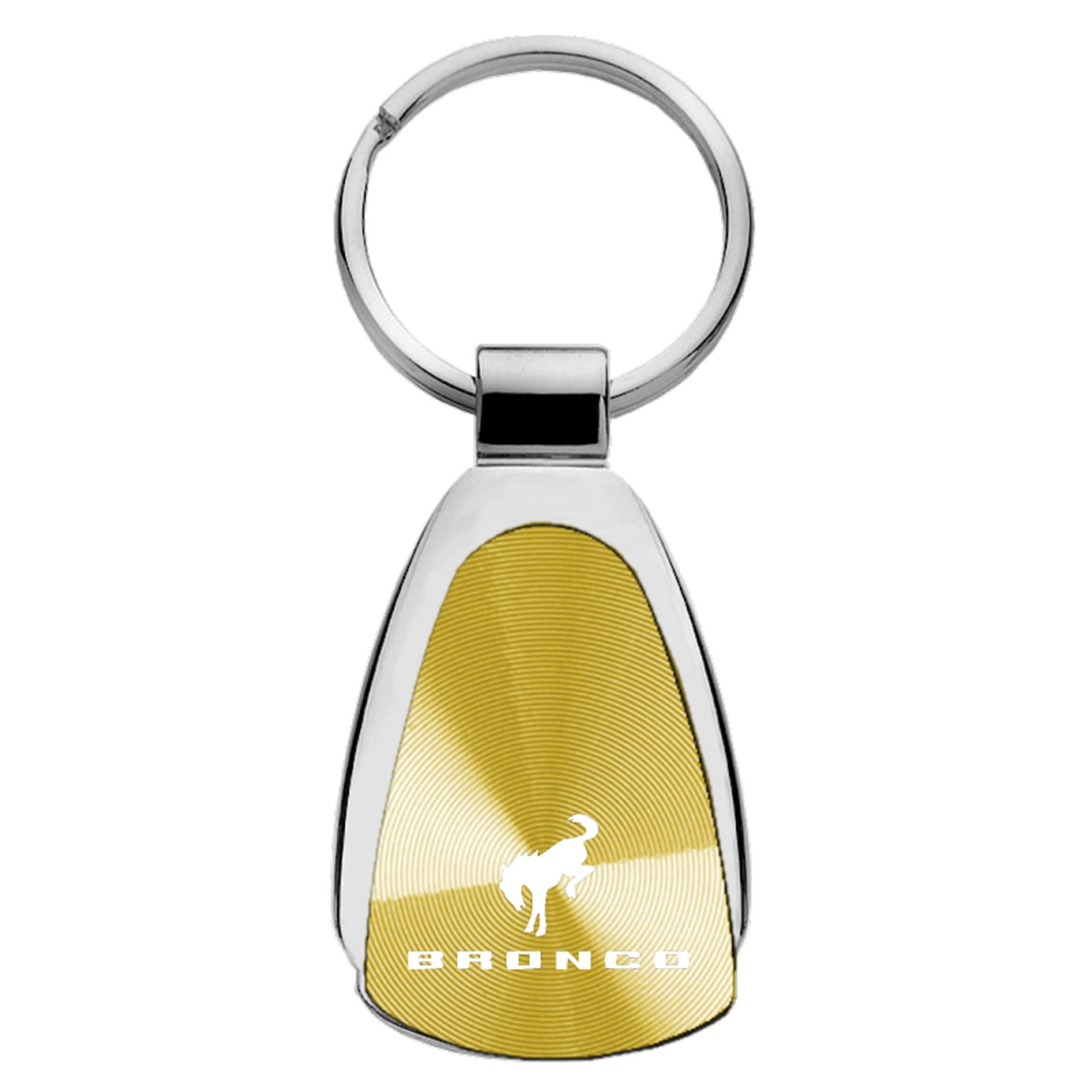 Ford Bronco 2020 Teardrop Key Chain (Gold) - Walmart.com