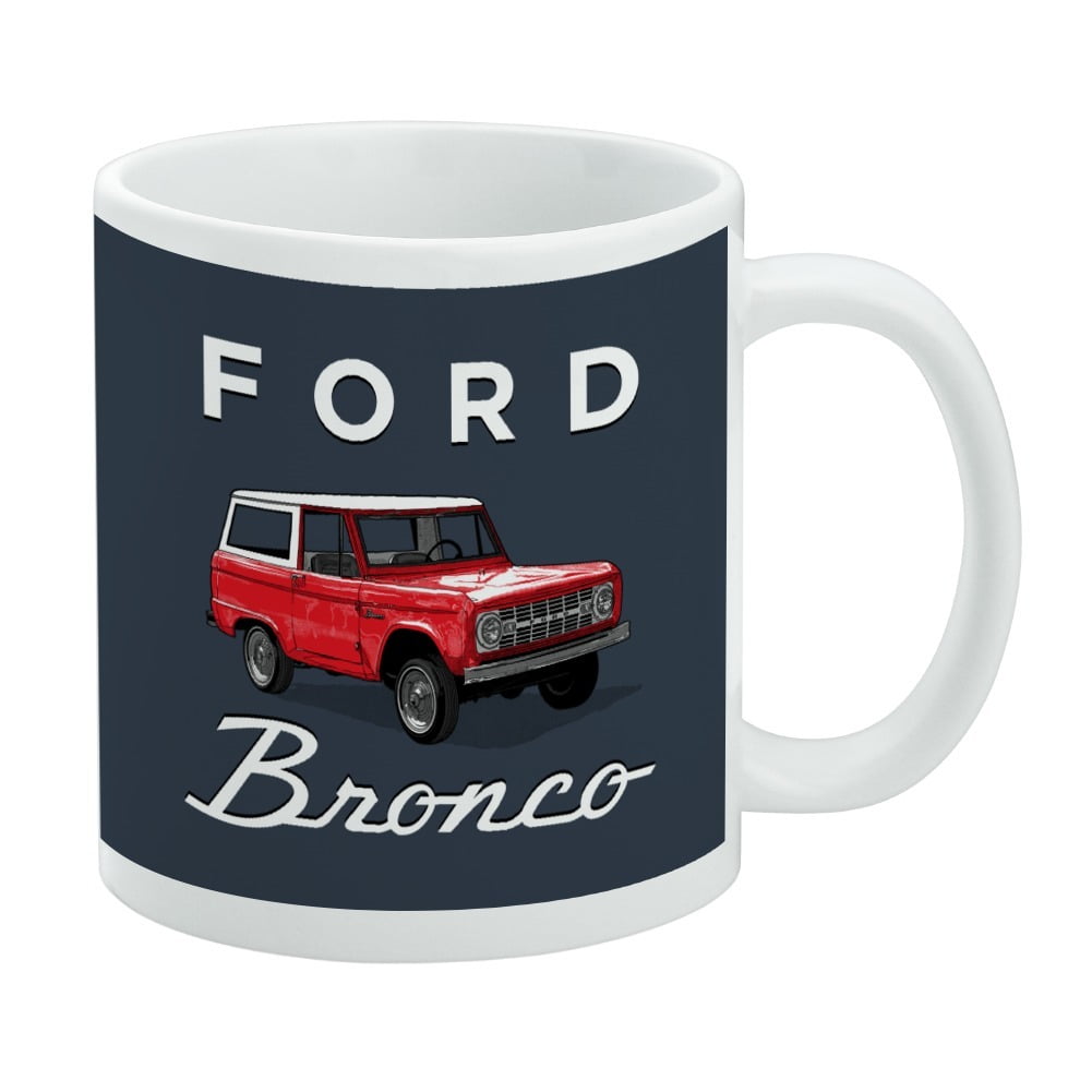 Ford Bronco '66 Illustrated White Mug - Walmart.com