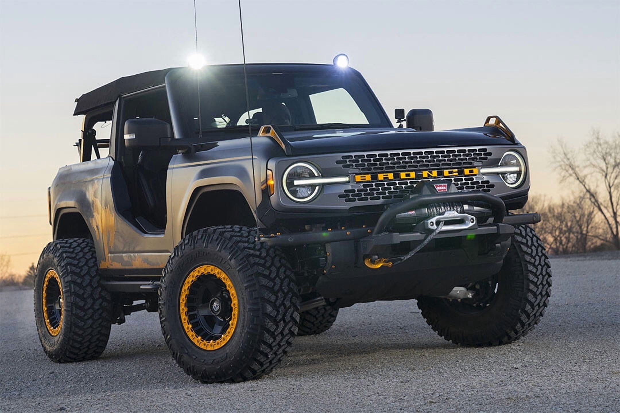 Ford Bronco Badlands Sasquatch 2-Door Concept Wall Indoor - 20x30 Inch ...