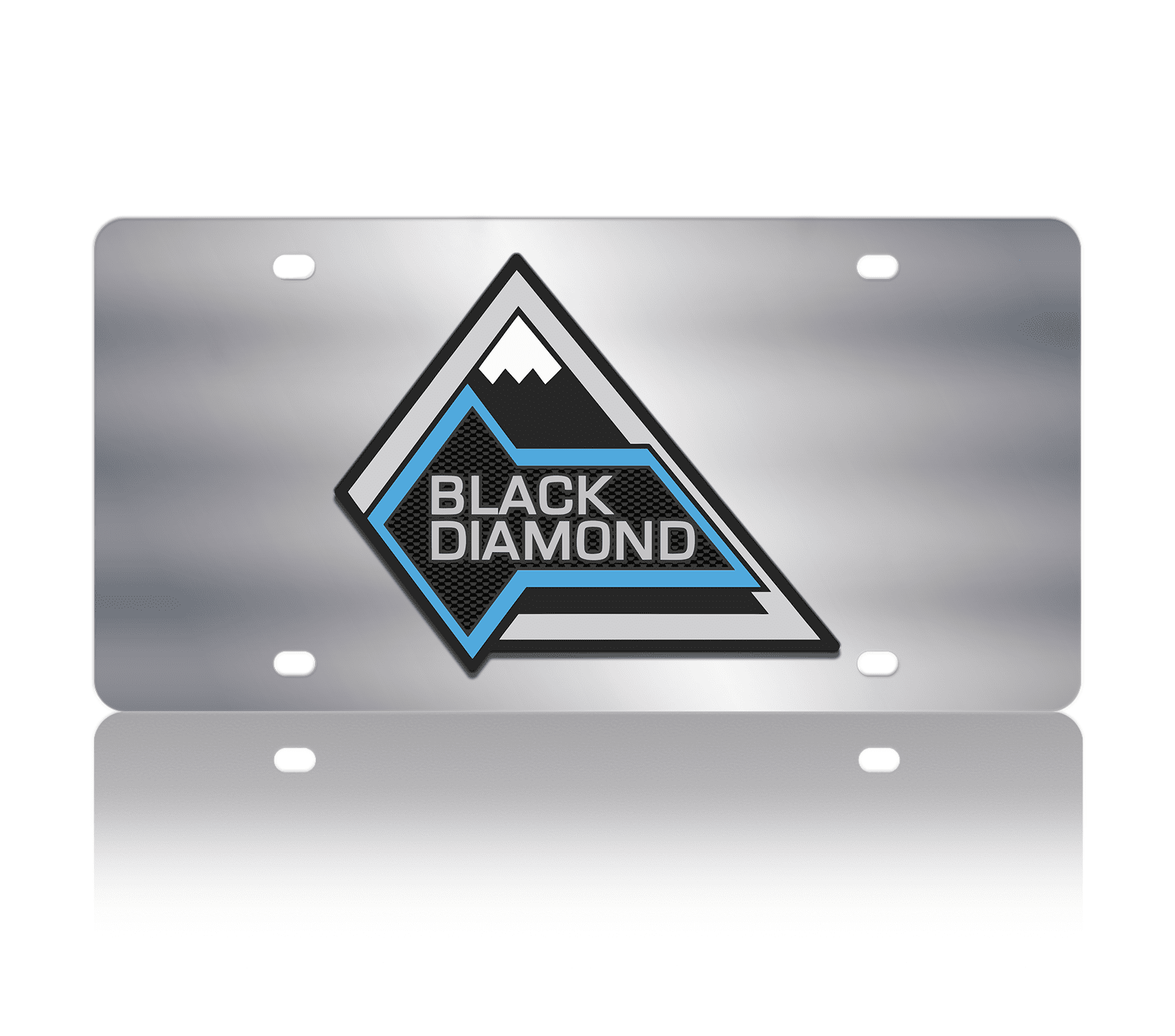 Ford Bronco Black Diamond Badge Stainless Steel License Plate - Walmart.com