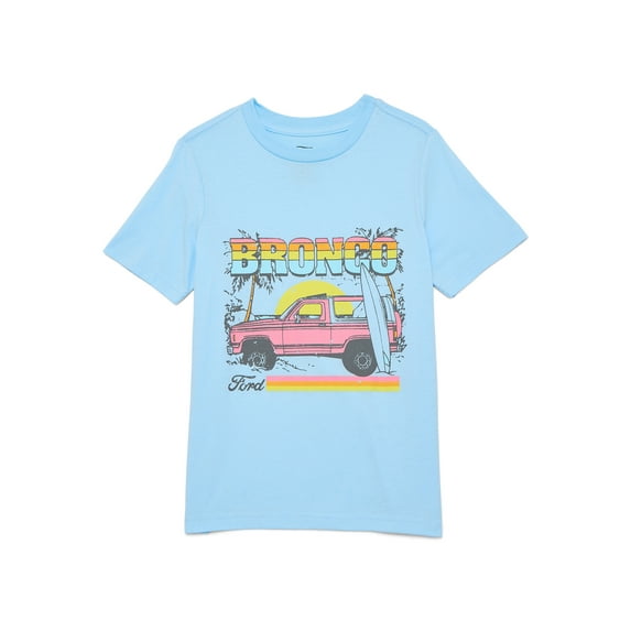 Ford Bronco Boys Graphic Tee with Short Sleeves, Sizes 4-18 - Walmart.com