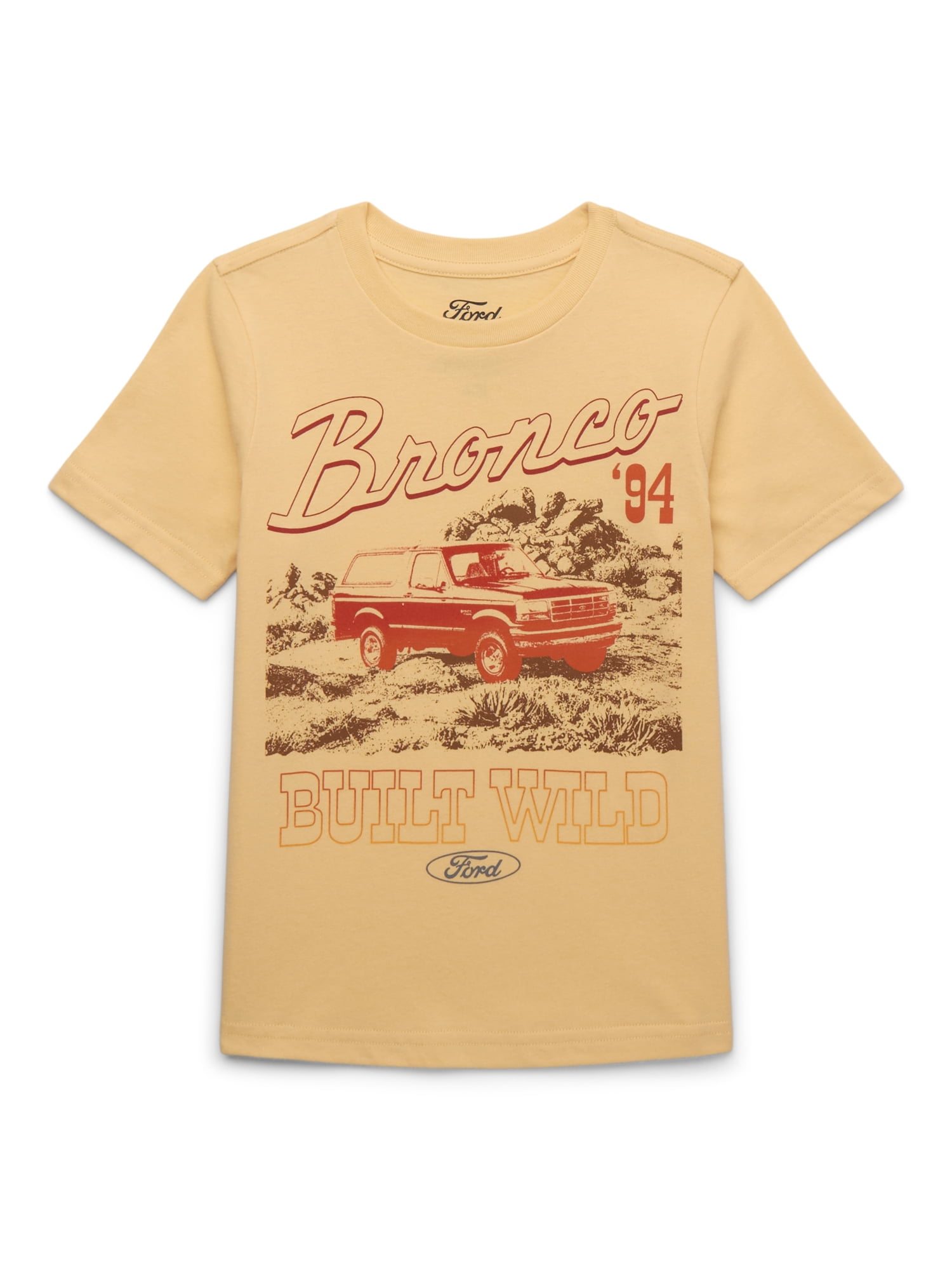 Ford Bronco Boys Graphic Tee with Short Sleeves, Sizes XS - 2XL ...