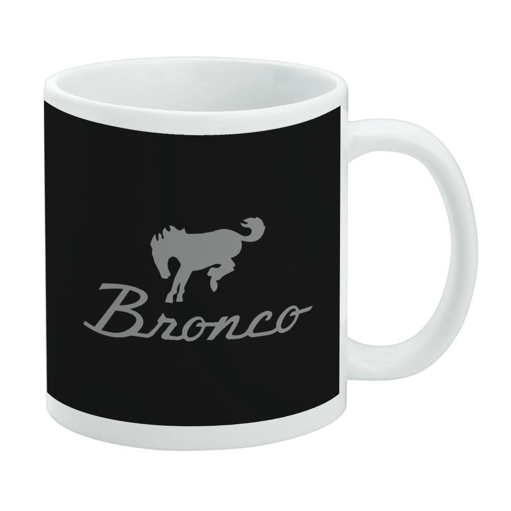 Ford Bronco Chrome Logo White Mug - Walmart.com