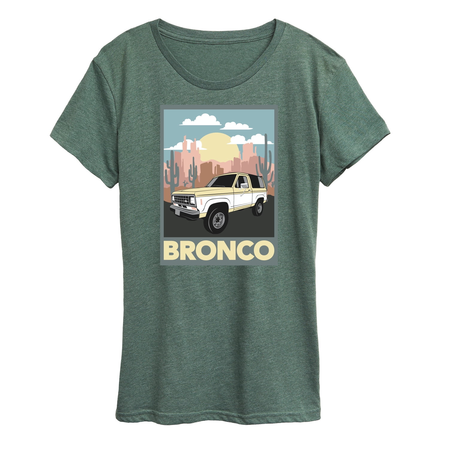 Ford - Bronco Desert - Women's Short Sleeve Graphic Tee - Walmart.com