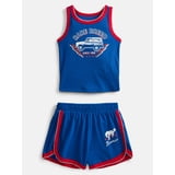 Ford Bronco Girls Graphic Tank Top and Matching Shorts Set, 2-Piece ...