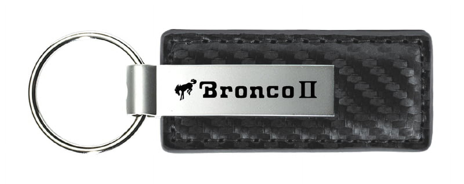 Ford Bronco II Carbon Fiber Leather Key Chain (Gun Metal) - Walmart.com
