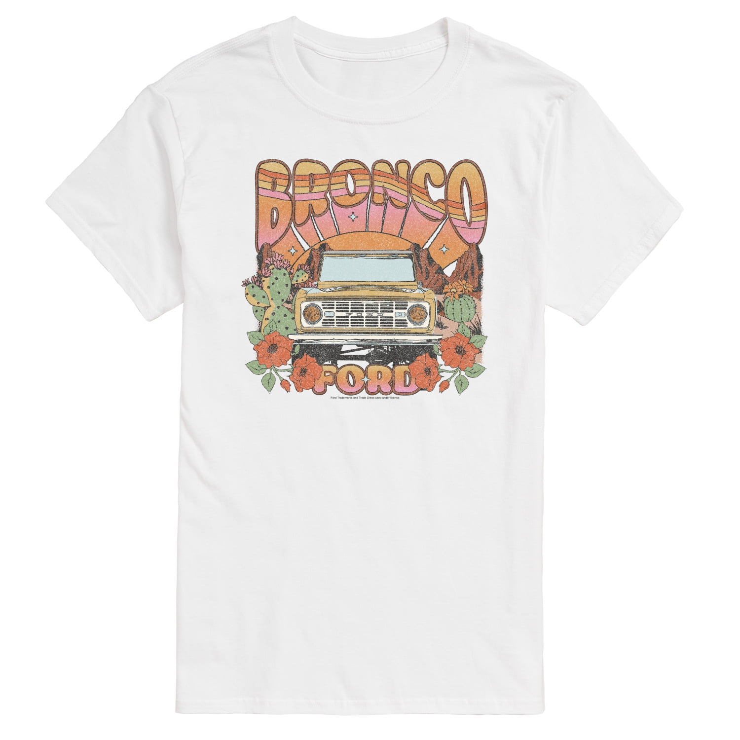 Ford - Bronco Rainbow - Men's Short Sleeve T-Shirt - Walmart.com