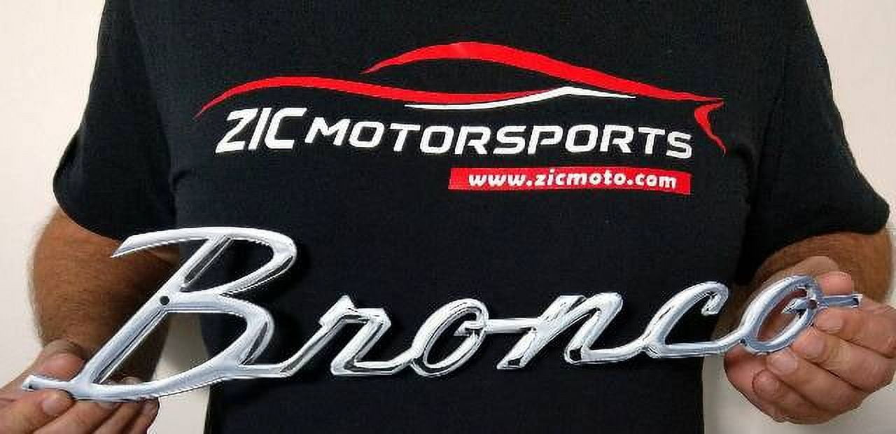 Ford Bronco Script Emblem Metal Sign Wall Art - Walmart.com