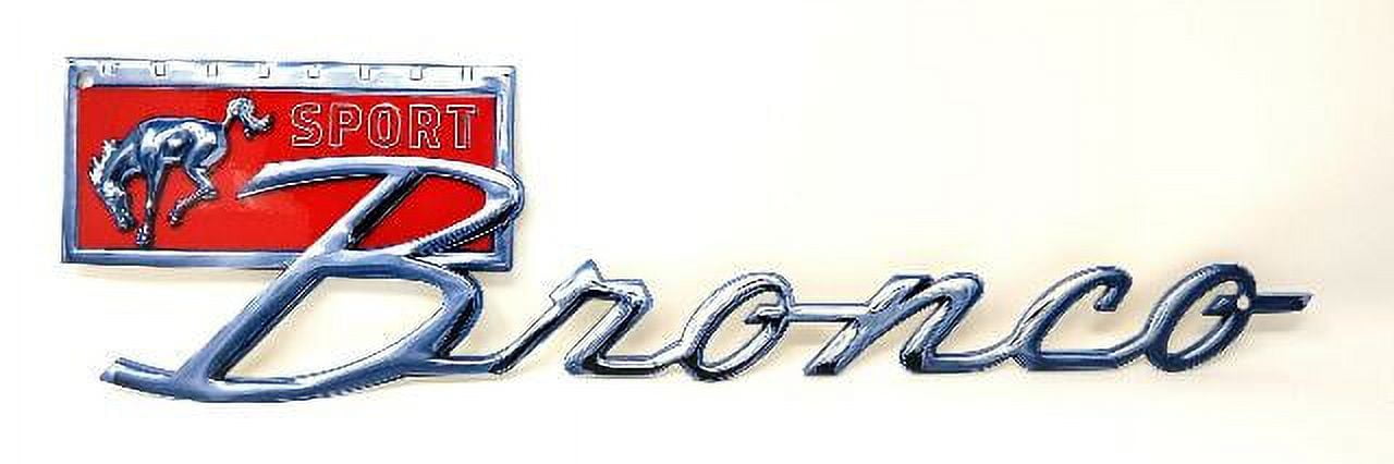 Ford Bronco Sport Emblem Metal Sign Wall Art - Walmart.com