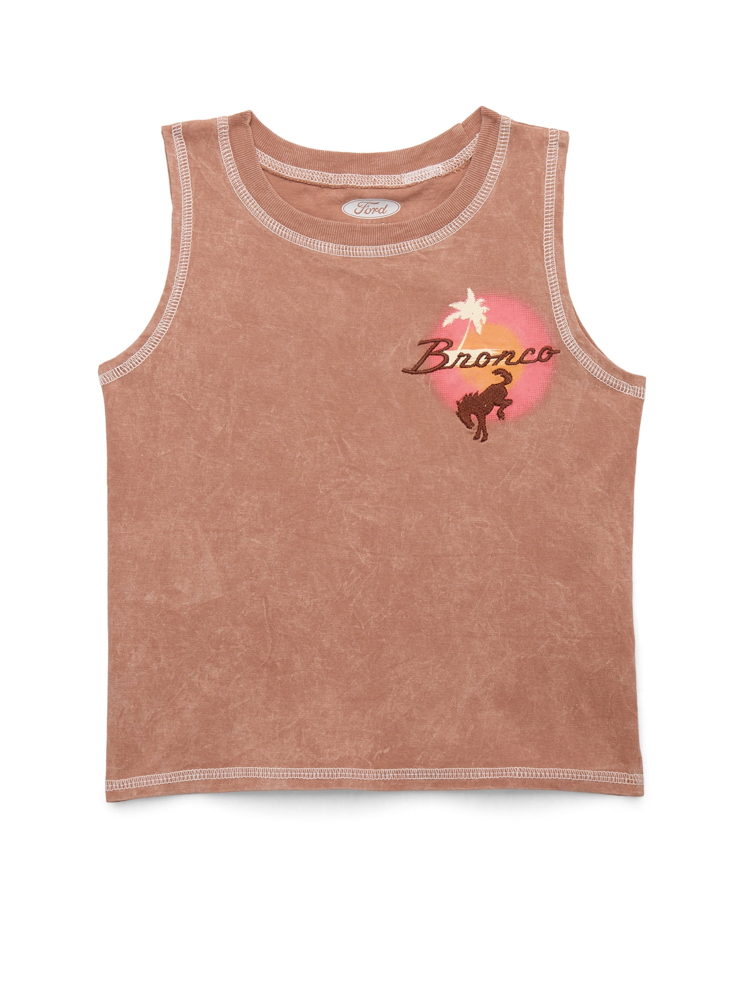 Ford Bronco Toddler Boys Tank Top with Front and Back Graphics, Sizes ...
