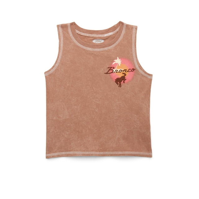 Ford Bronco Toddler Boys Tank Top with Front and Back Graphics, Sizes 12M-5T - Walmart.com