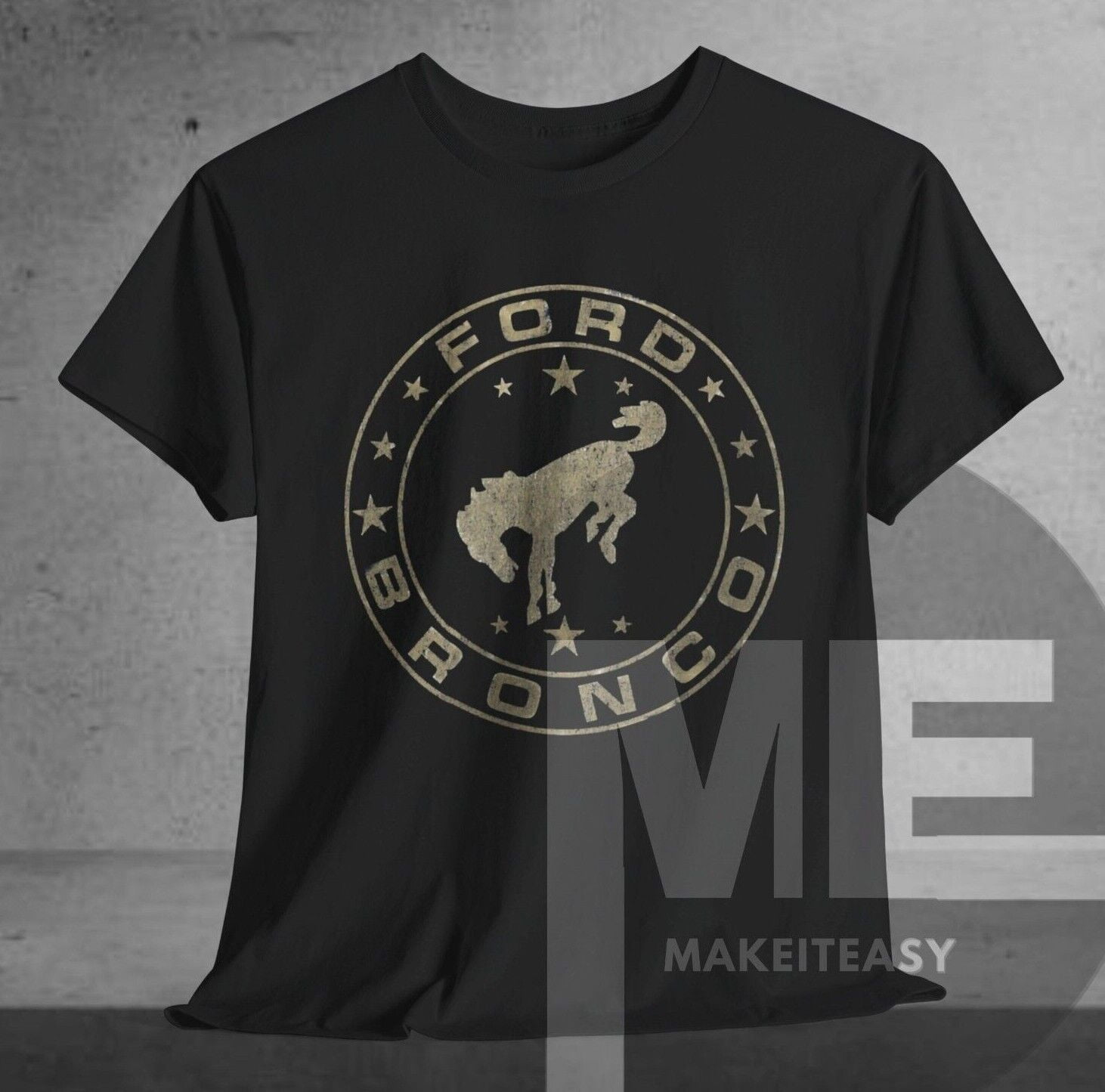 Ford Bronco Truck Logo Emblem T-shirt Tee Fan Gift - Walmart.com