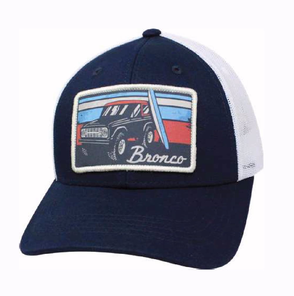 Ford Bronco Truck Patch Mesh Cap, Adjustable Snapback Hat, Nylon Mesh ...