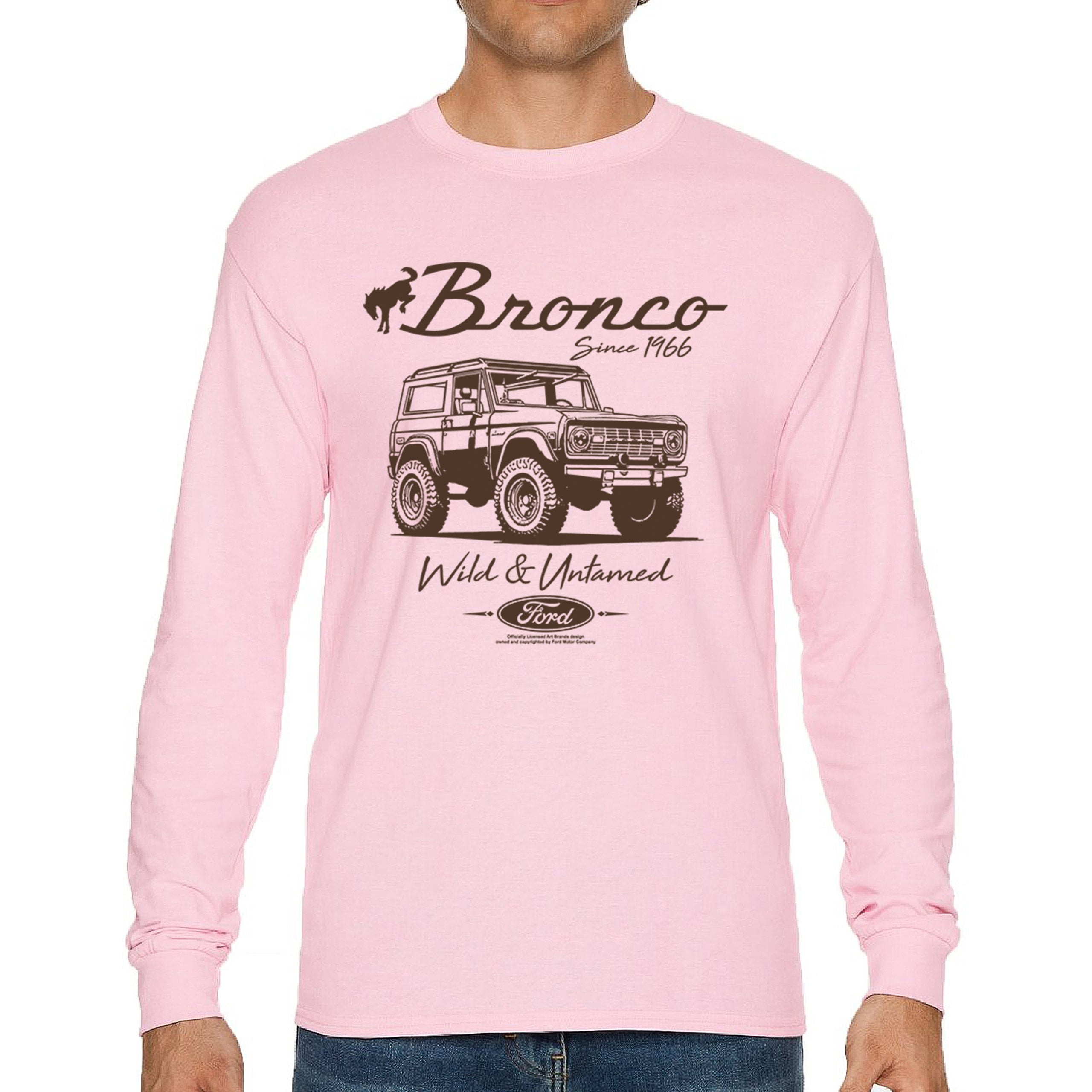 Ford Bronco Wild and Untamed Since 1966 Long Sleeve T-shirt Vintage Off ...
