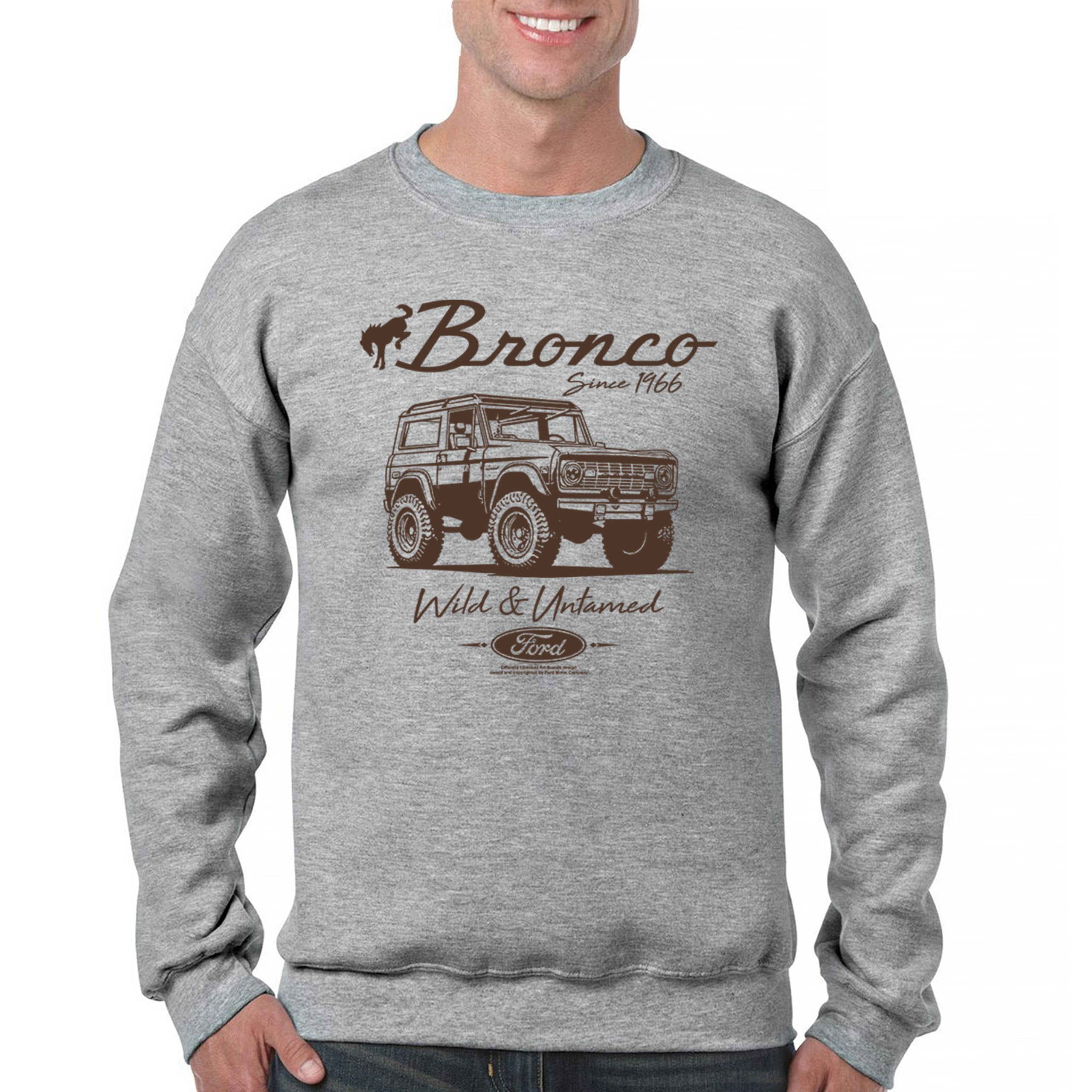 Ford Bronco Wild and Untamed Since 1966 Sweatshirt Vintage Off-Road 4x4 ...