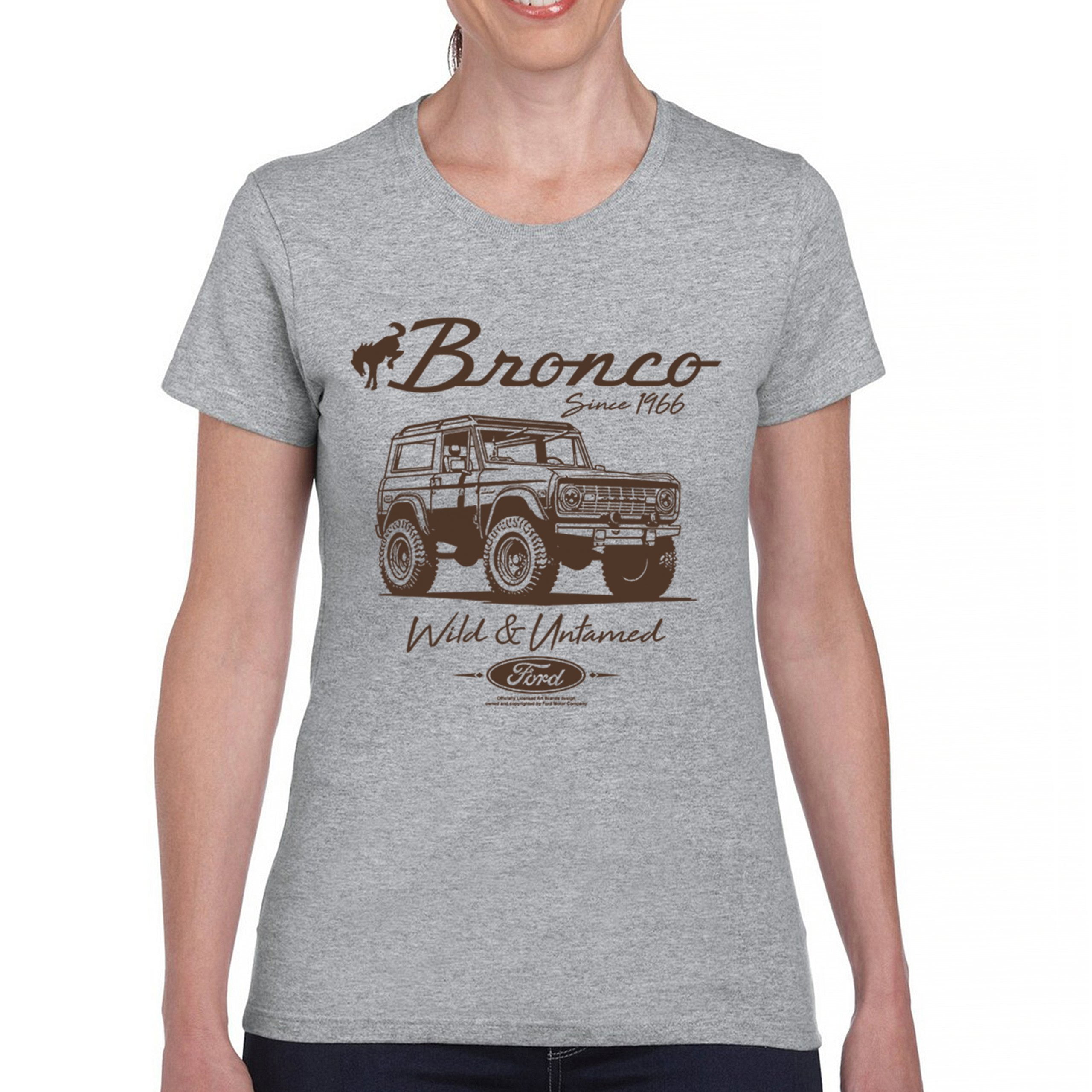Ford Bronco Wild and Untamed Since 1966 T-Shirt Vintage Off-Road 4x4 ...