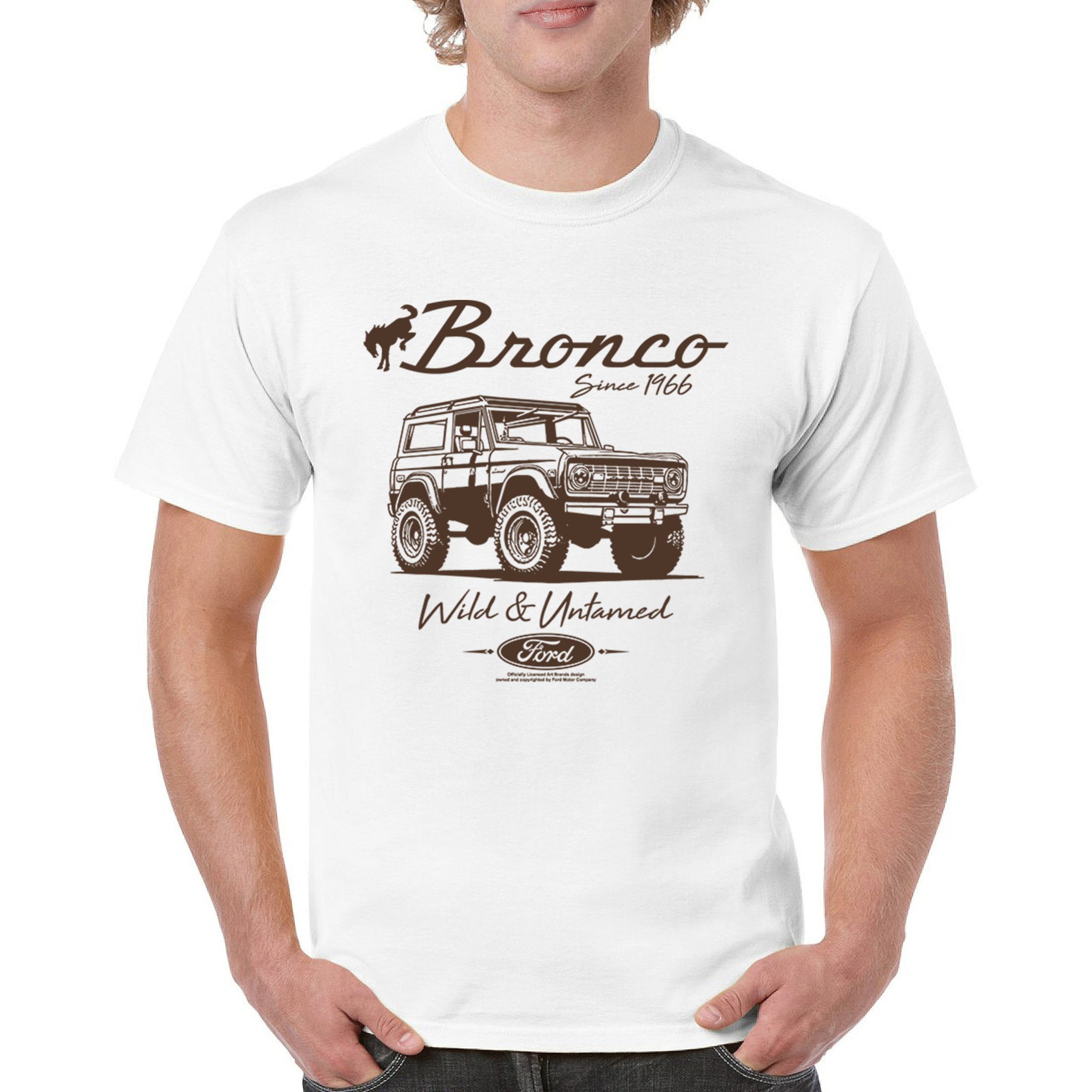 Ford Bronco Wild and Untamed Since 1966 T-shirt Vintage Off-Road 4x4 ...