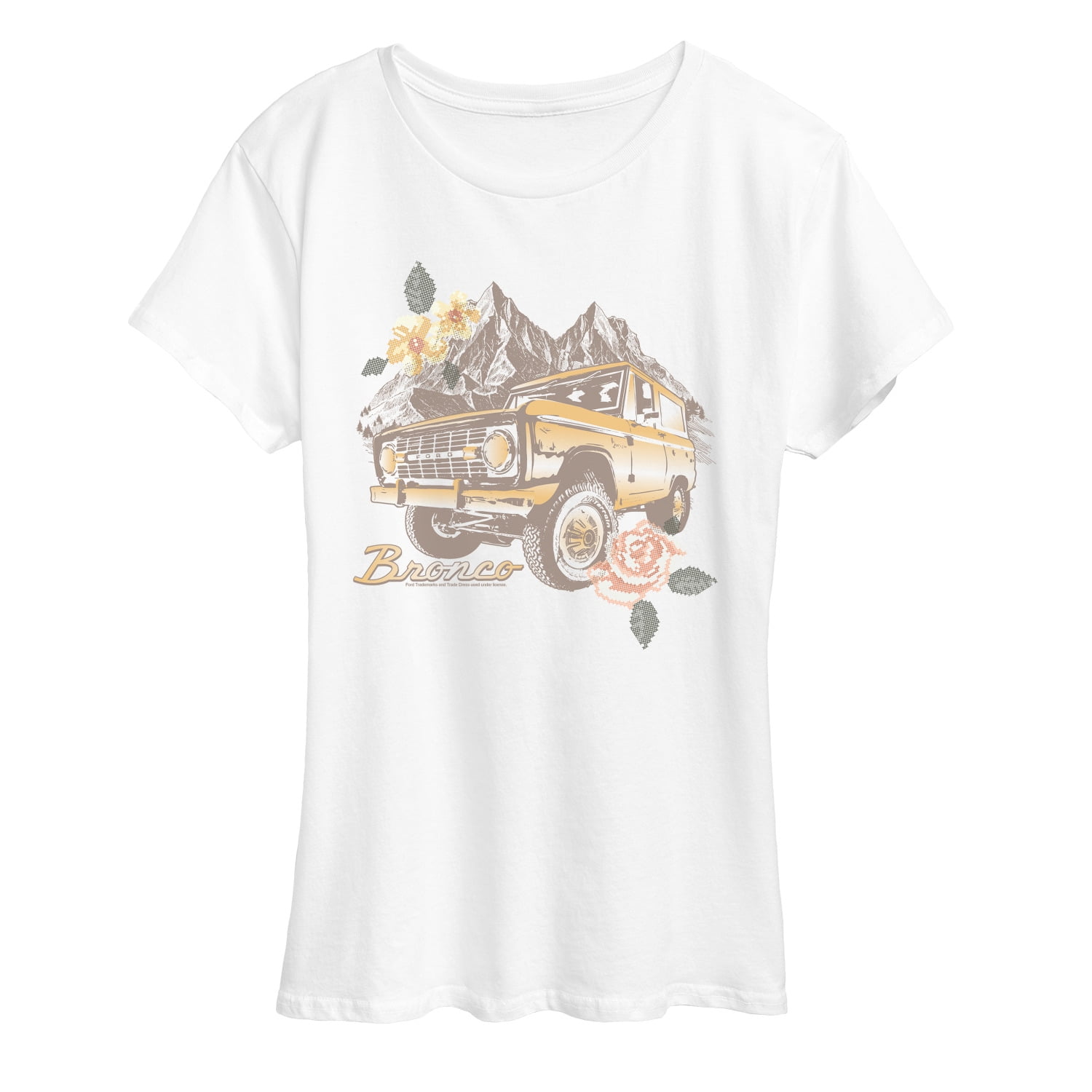 Ford - Bronco - Women's Short Sleeve Graphic T-Shirt - Walmart.com