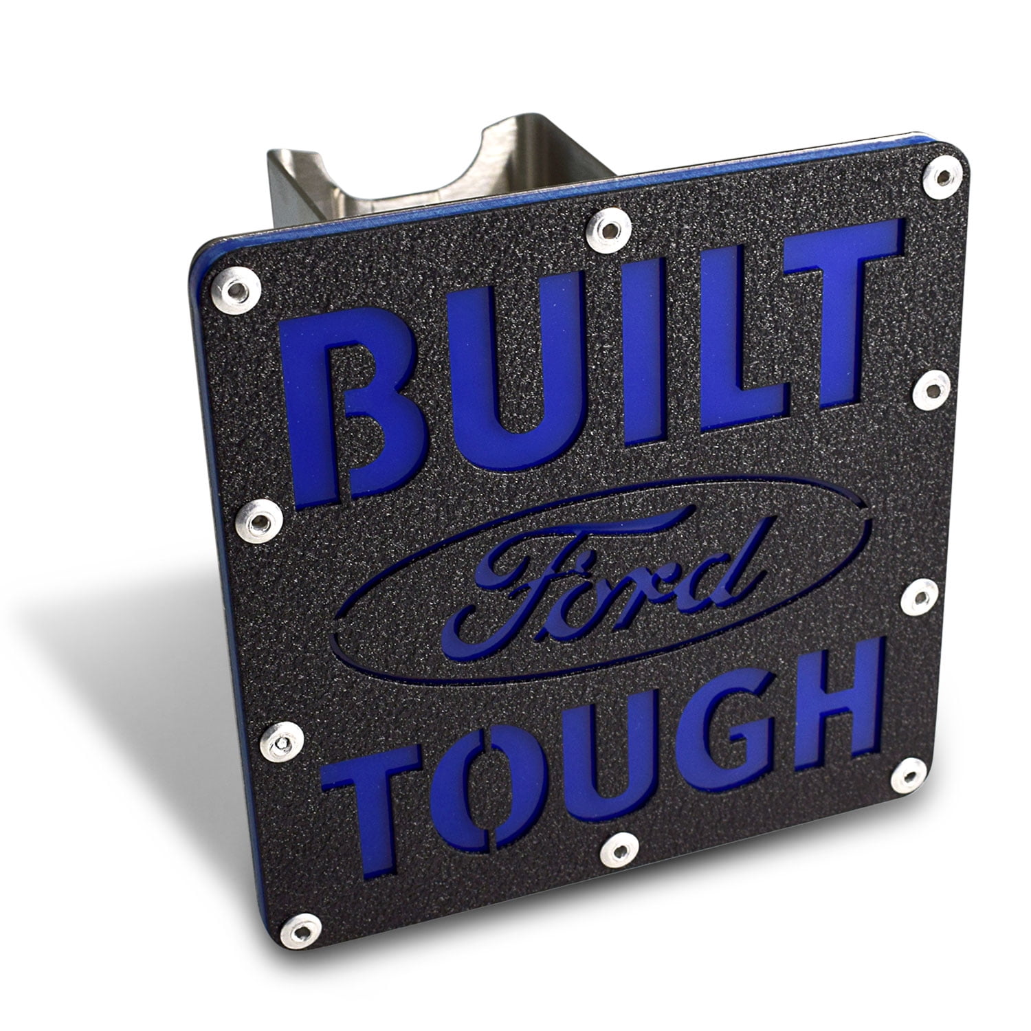 Ford Built-Ford-Tough Rugged Style Black 2" inch Class III Tow Hitch ...