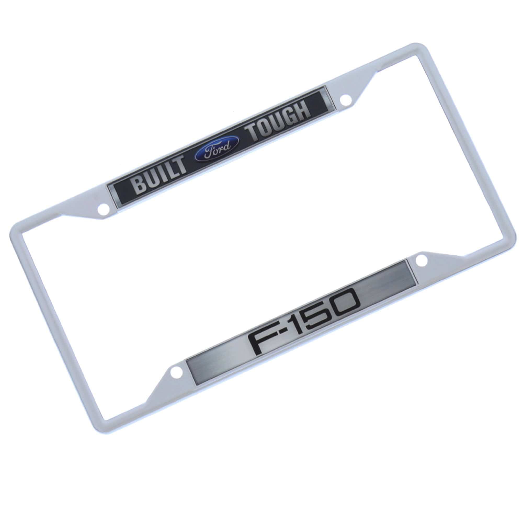 Ford Built Tough F150 License Plate Frame (Chrome) - Walmart.com