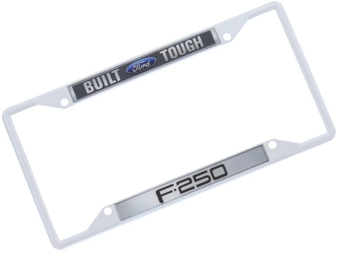 Ford Built Tough F250 License Plate Frame (Black) - Walmart.com