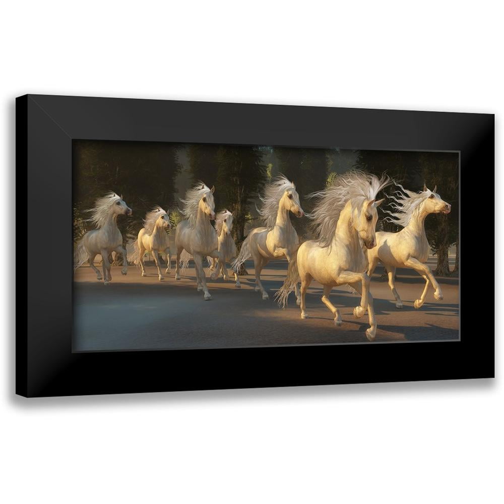 Ford, C. 24x14 Black Modern Framed Museum Art Print Titled - Stallion ...