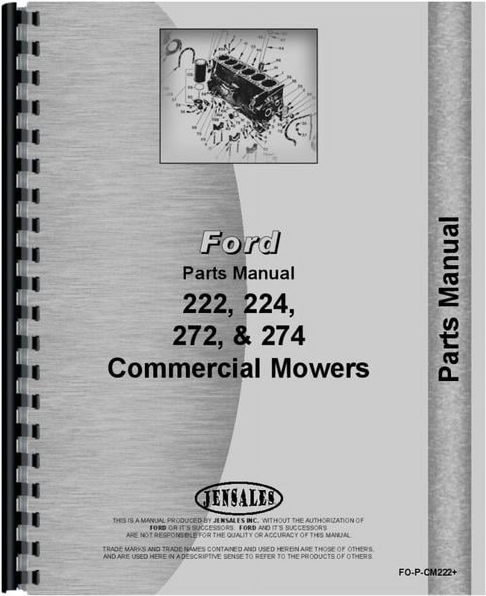 Ford CM272 Commercial Mower Parts Manual - Walmart.com