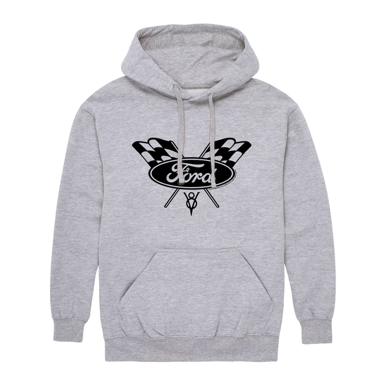 Ford - Checker Flag Logo - Men's Fleece Hoodie Sweatshirt - Walmart.com