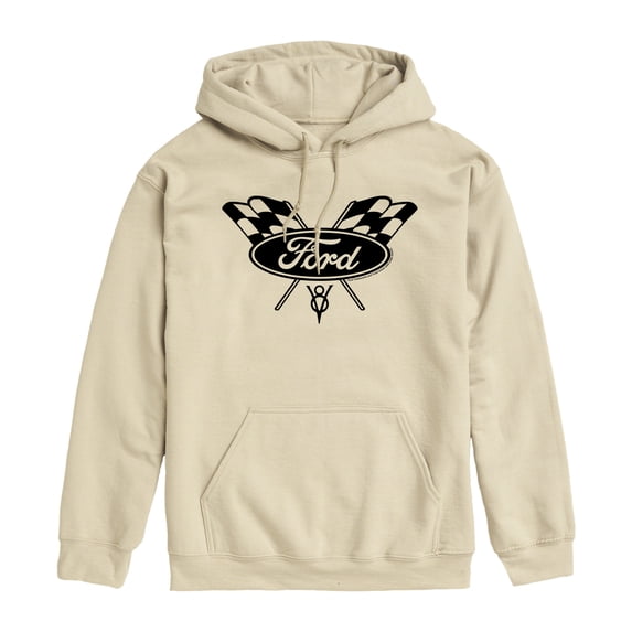 Ford - Checker Flag Logo - Men's Fleece Hoodie Sweatshirt - Walmart.com