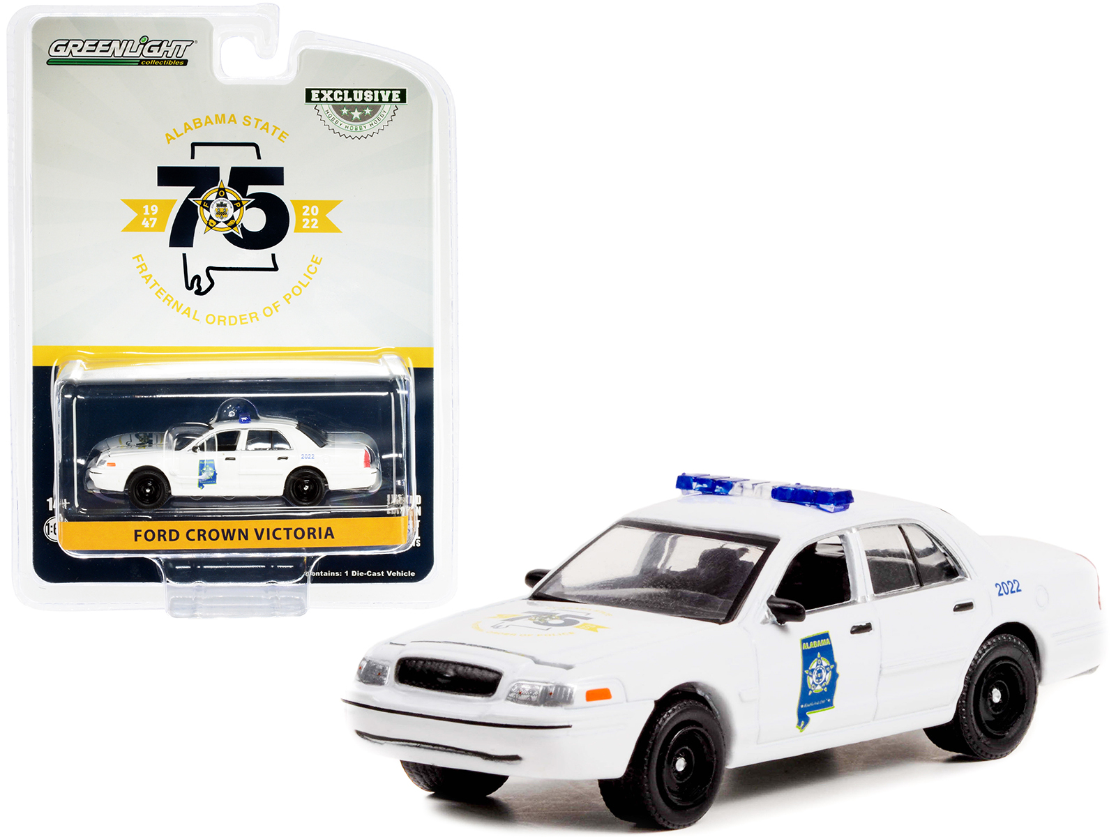 Ford Crown Victoria Police Interceptor White Alabama State FOP ...