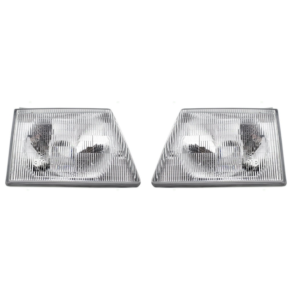 For Ford Econoline Van E150 / E250 / E350 Headlight Assembly 1992 93 94 ...