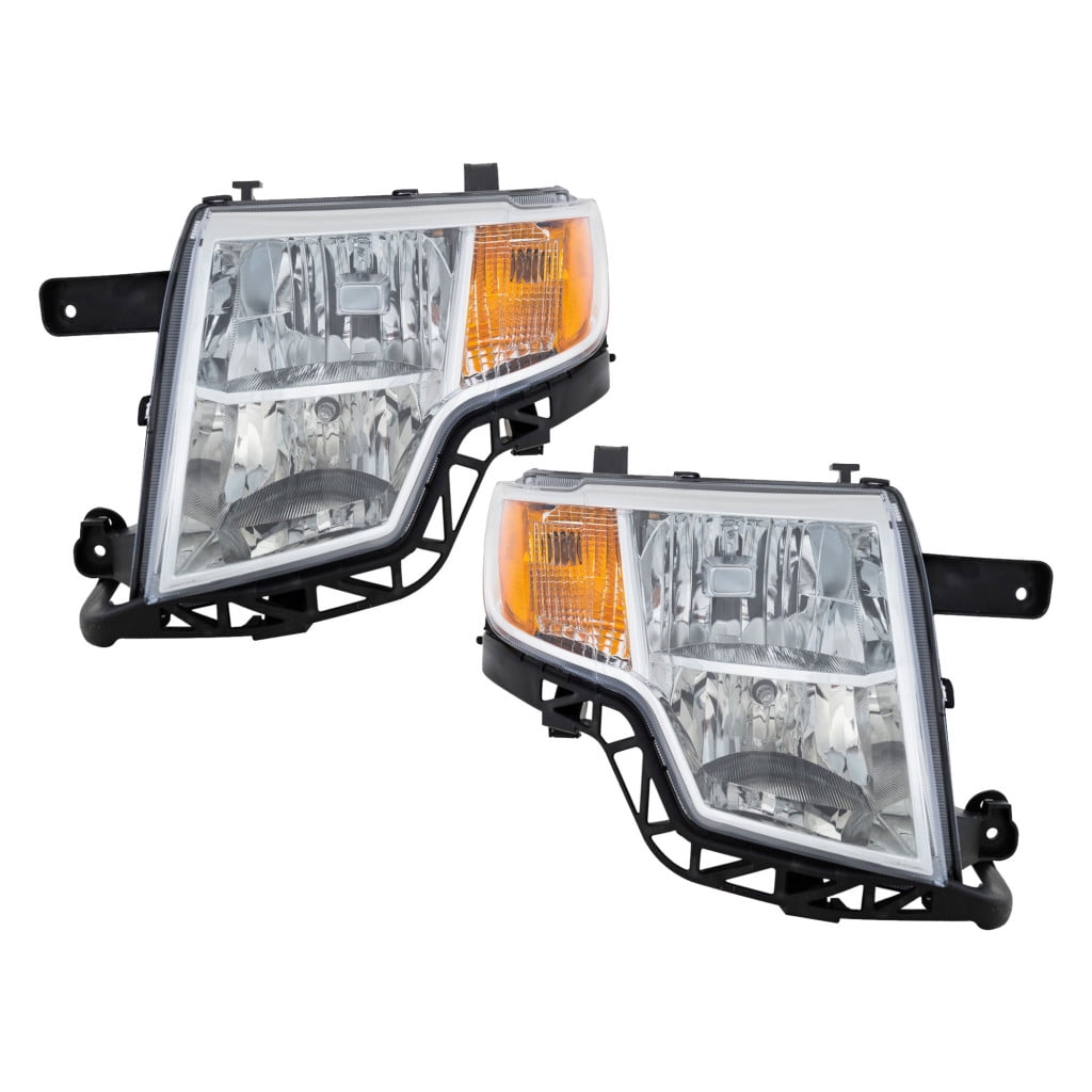 For Ford Edge 2007-2010 Headlight Assembly Driver and Passenger Side ...