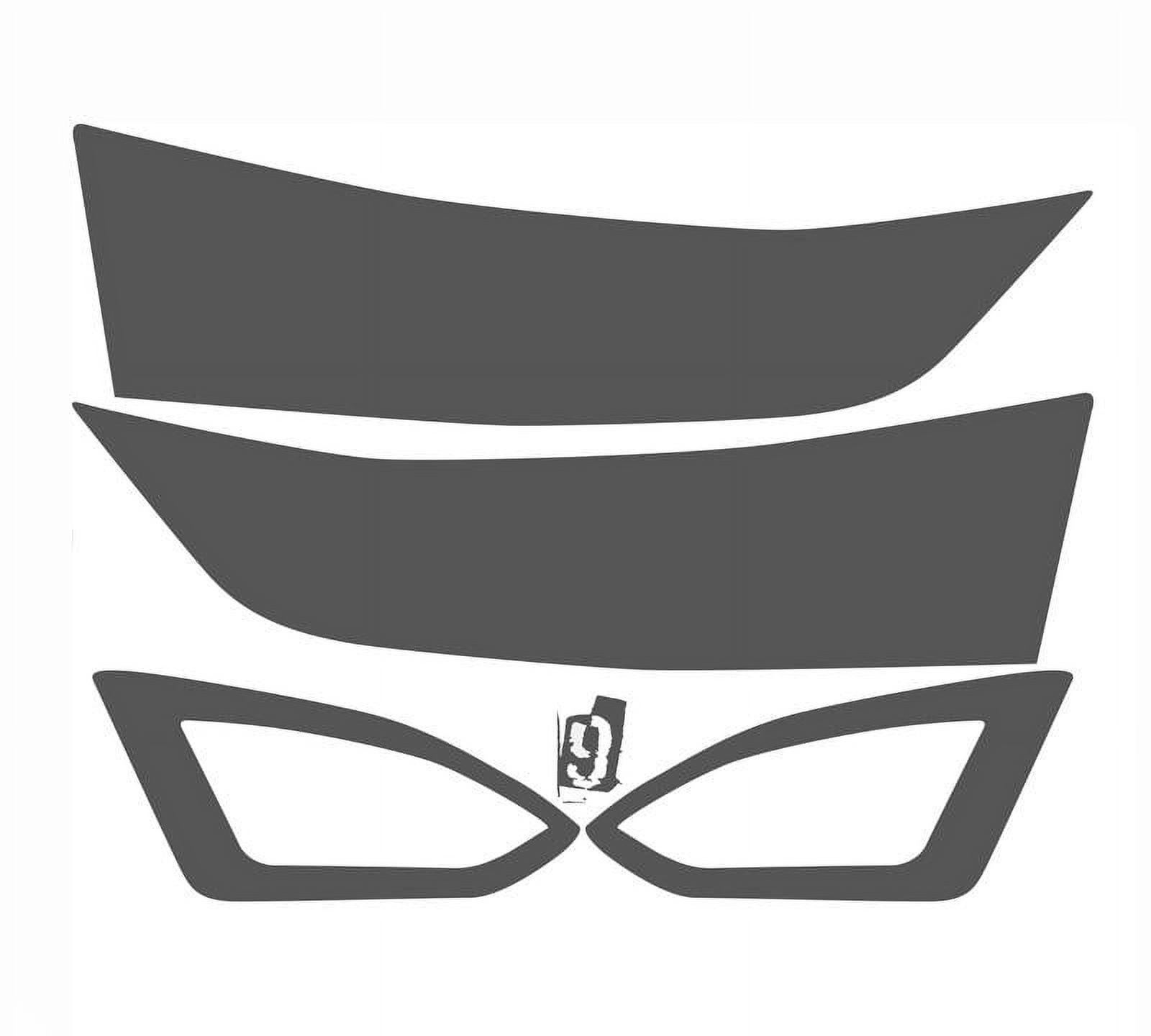 Ford Edge Pre-Cut Vinyl Overlay Tint Headlight Covers Plus (2015 2016 ...