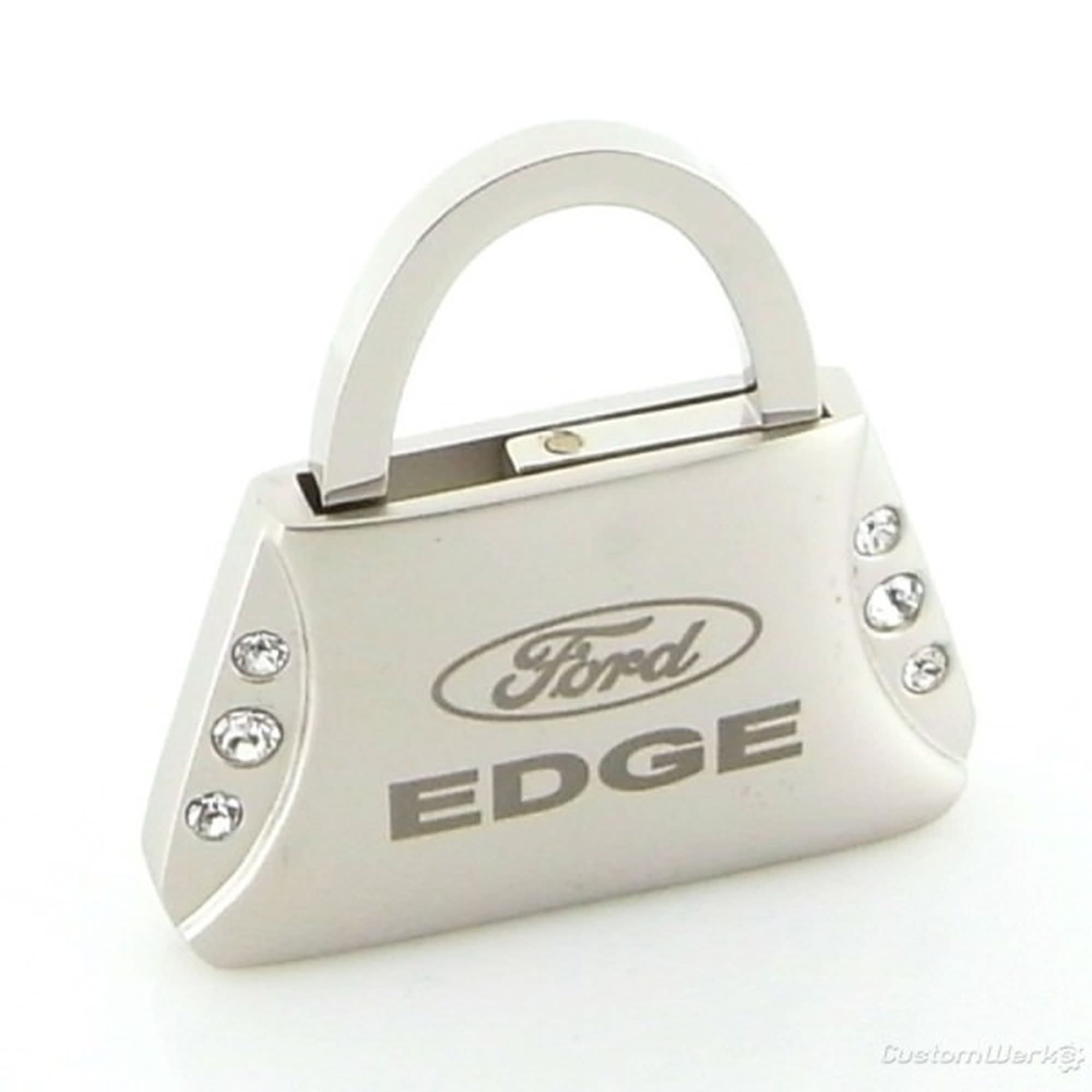 Ford Edge Purse Shape Keychain (Chrome) - Walmart.com