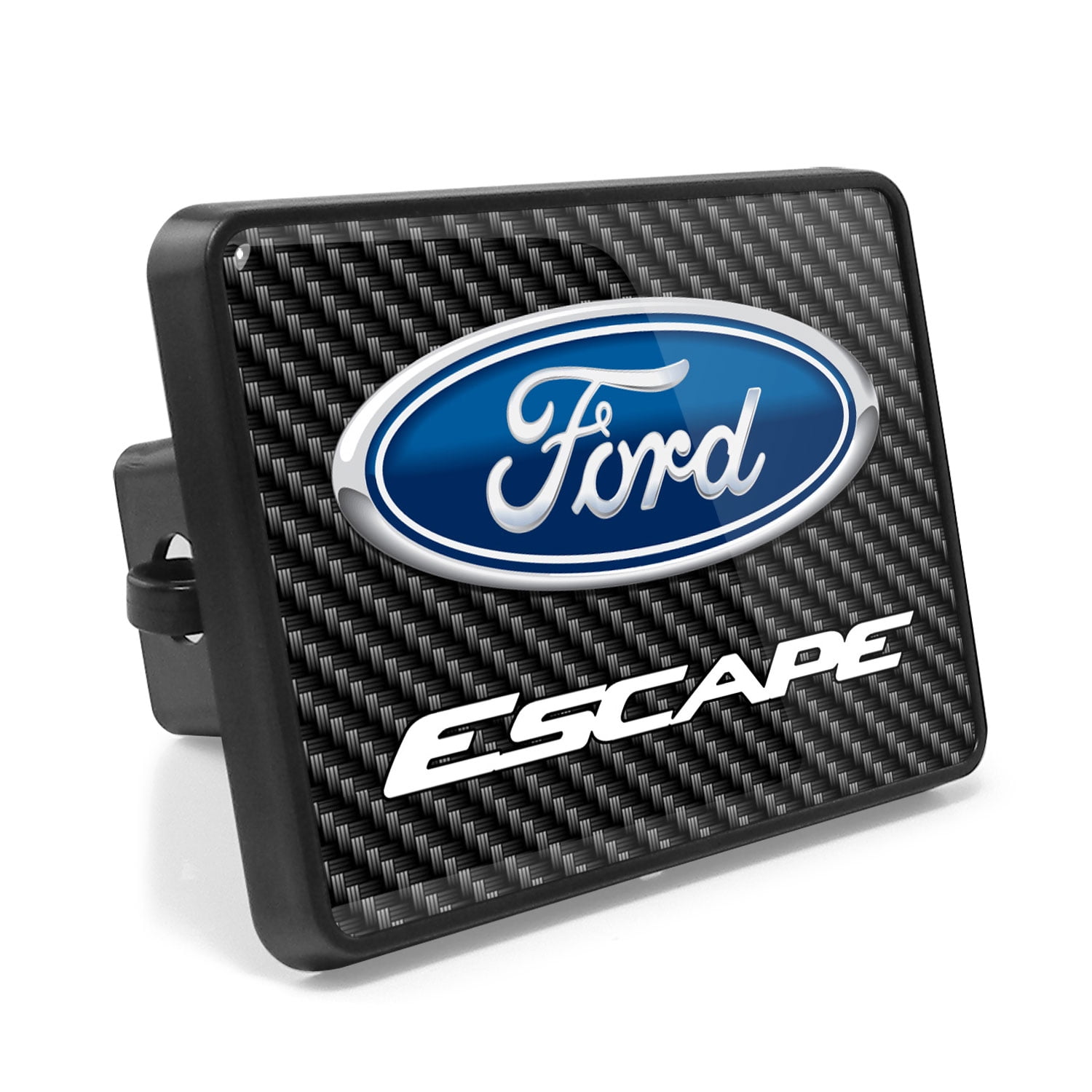 Ford Escape Carbon Fiber Look UV Graphic Metal Plate on ABS Plastic 2 ...