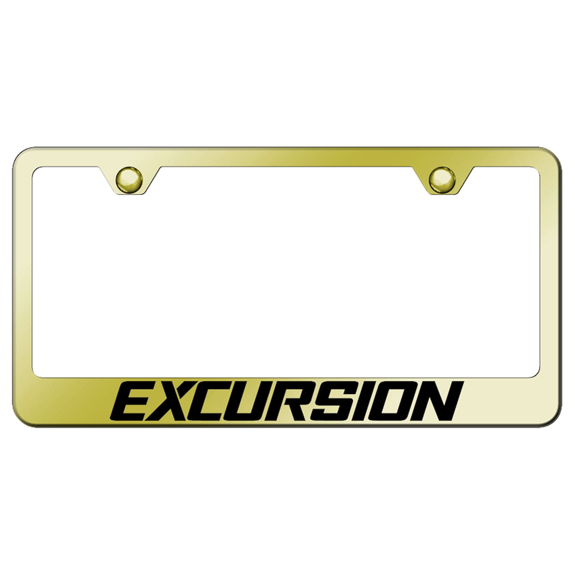 Ford Excursion Laser Etched Logo Stainless Steel License Plate Frame ...