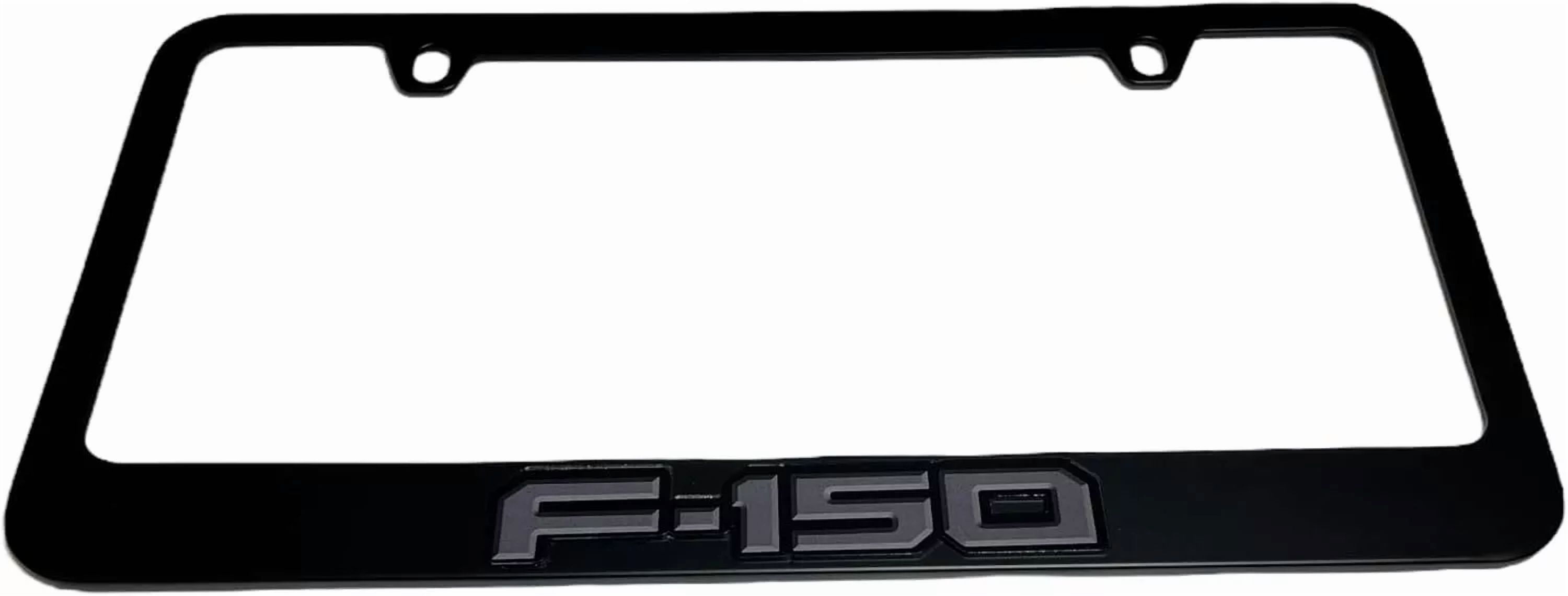 Ford F-150 3D Monochromatic Black Carbon License Plate Frame Official ...