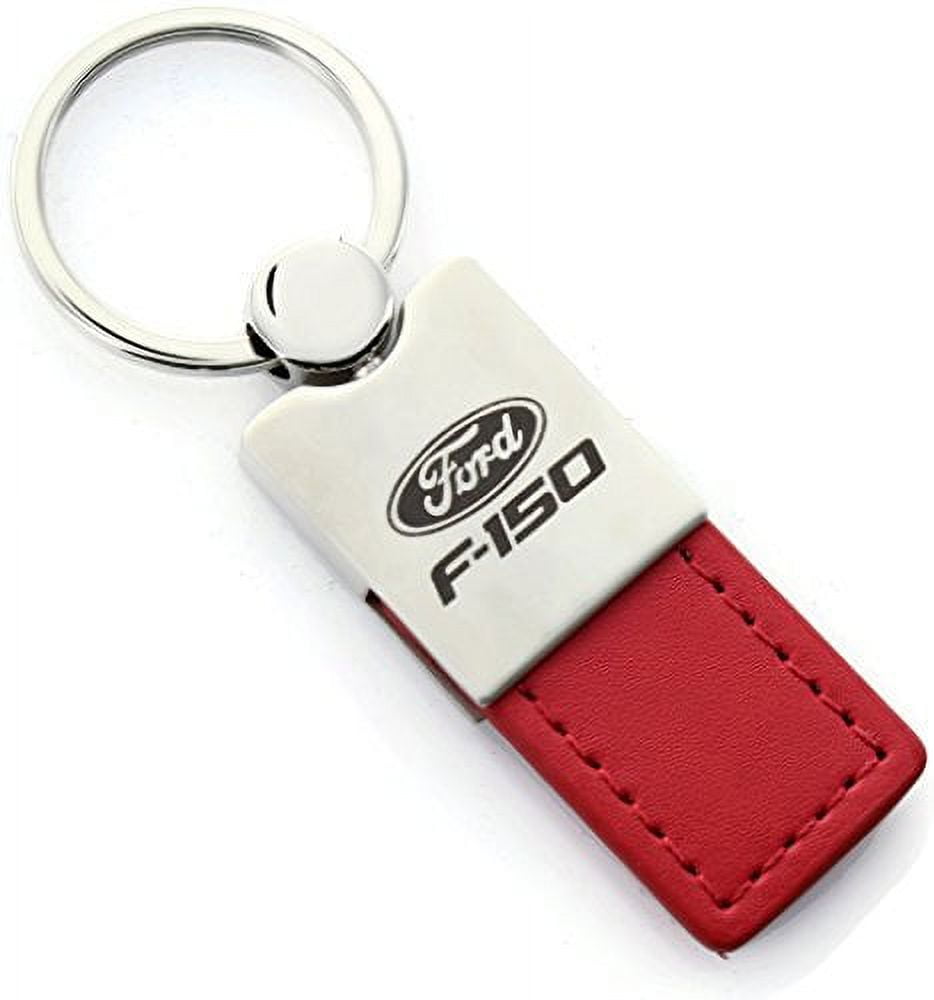 Ford F-150 Keychain & Keyring - Duo Premium Red Leather - Walmart ...