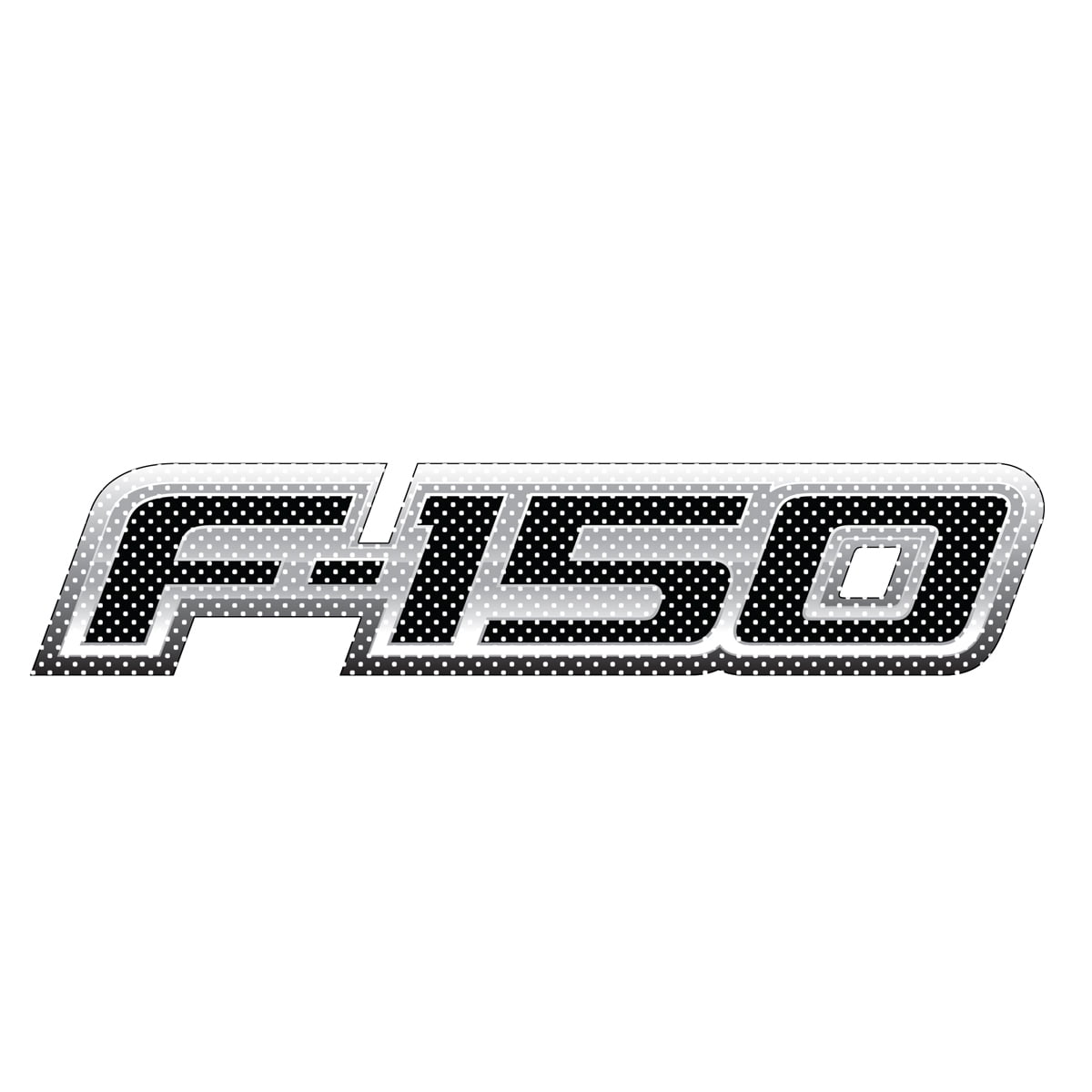 Ford F-150 Perforated Unobstructed View 18" Vinyl Window Film Adhesive ...
