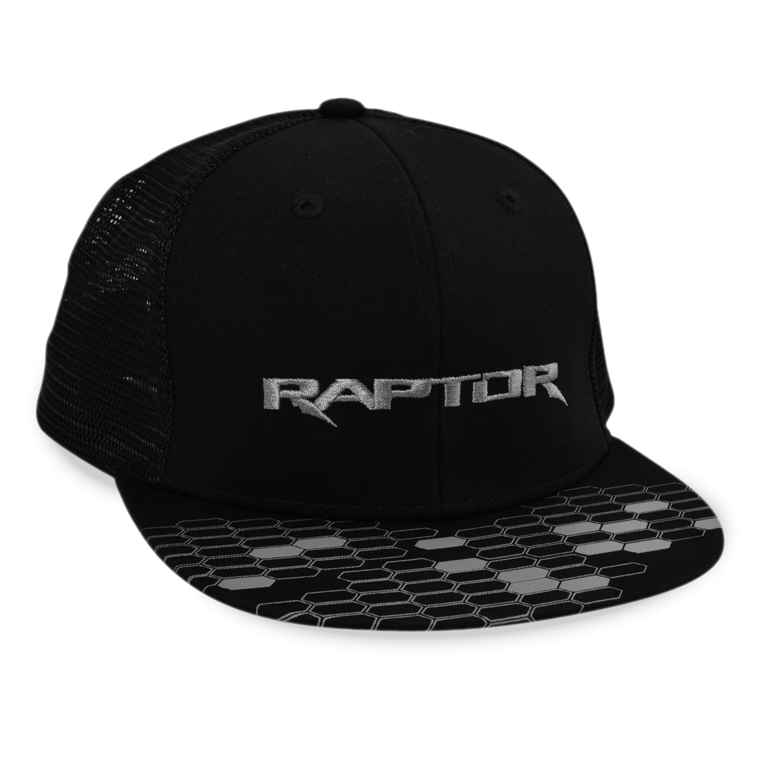 Ford F-150 Raptor Flat Bill Black Mesh Baseball Cap - Walmart.com
