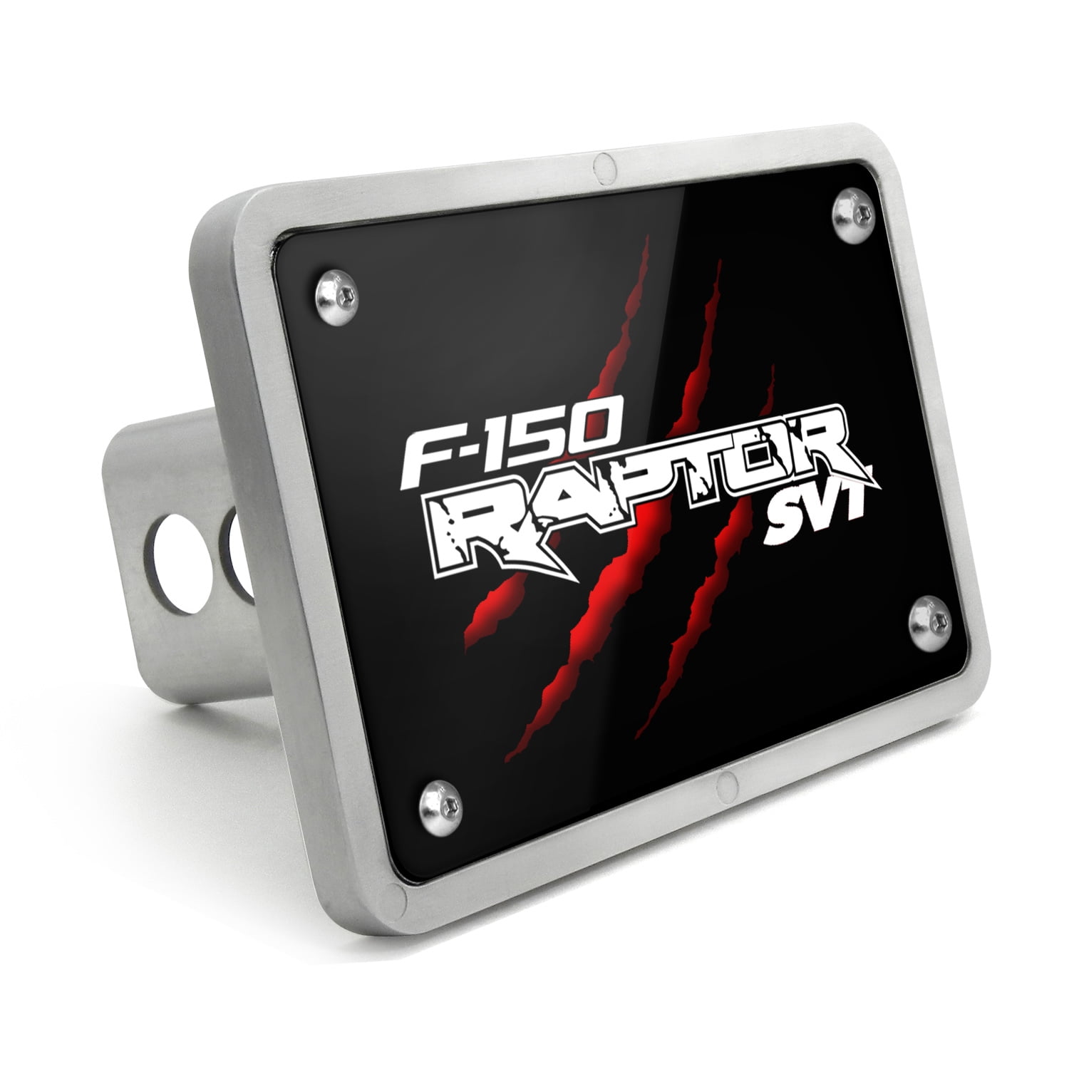 Ford F-150 Raptor SVT Claw Marks UV Graphic Black Plate Billet Aluminum ...