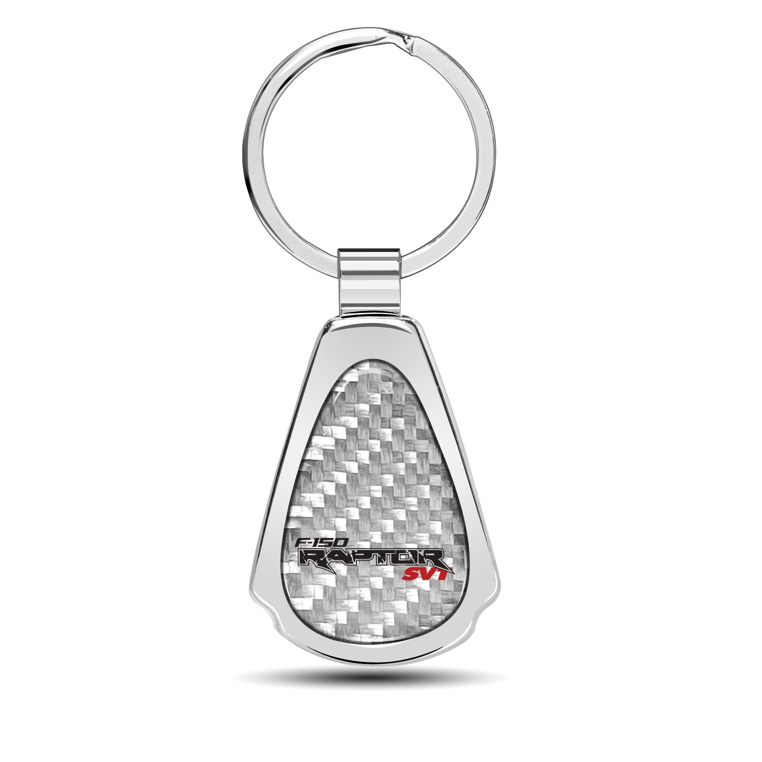 Ford F-150 Raptor SVT Real Silver Dome Carbon Fiber Chrome Metal ...