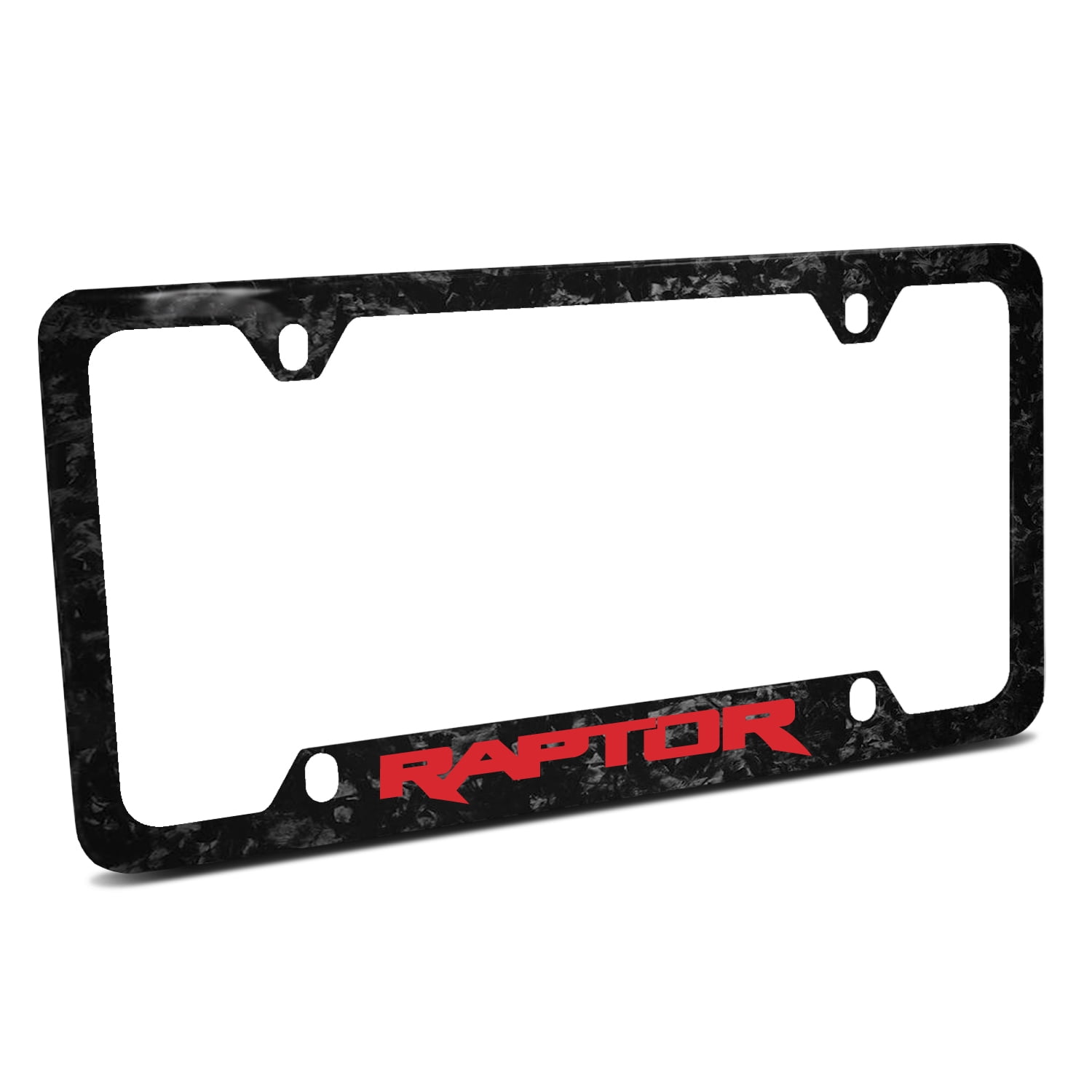 Ford F-150 Raptor in Red Real Forged Carbon Fiber 50 States License ...