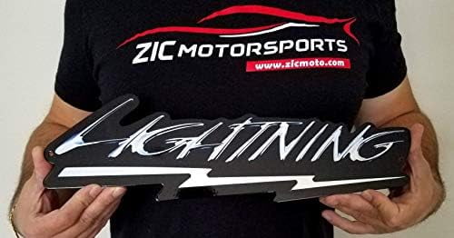 Ford F-150 SVT Lightning Emblem Badge Heavy Duty Metal Garage Wall Sign ...