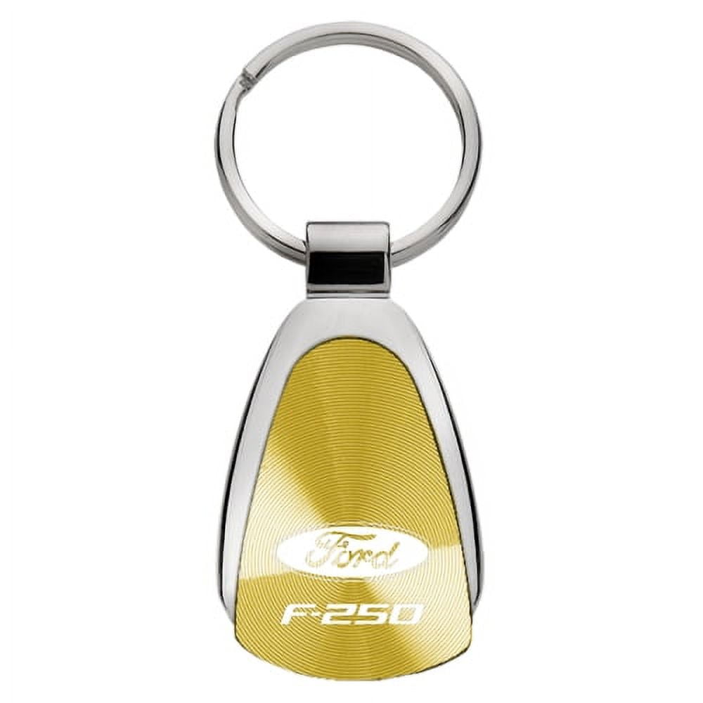 Ford F-250 Keychain & Keyring - Gold Teardrop - Walmart.com