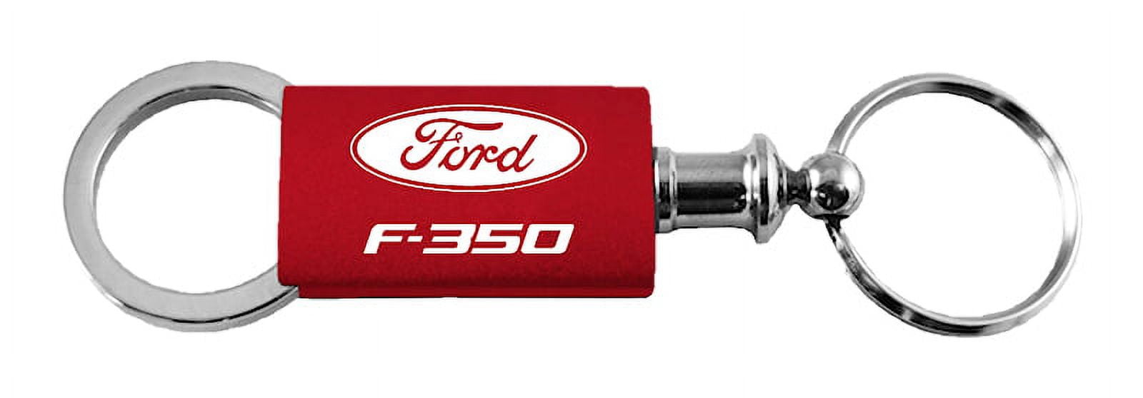 Ford F-350 Anodized Aluminum Valet Key Fob (Red) - Walmart.com
