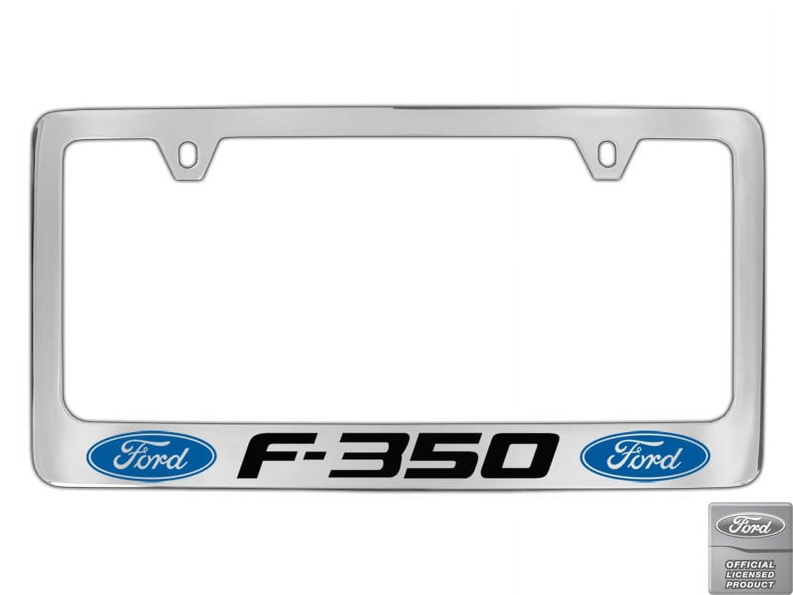 Ford F-350 Officially Licensed Chrome Plated Solid Brass License Plate ...