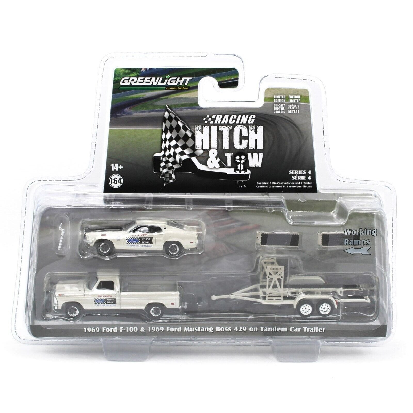 Ford F100 and Mustang with Car Trailer (Racing Hitch and Tow Series 4 ...