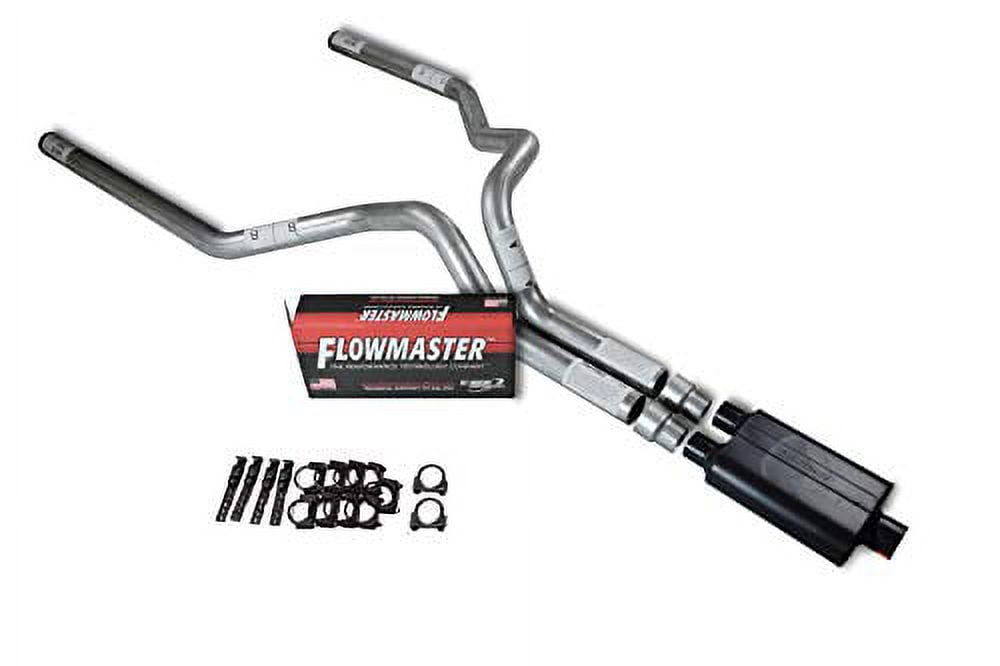 Ford F150 04-14 3" Dual Exhaust Kit Flowmaster Super 44 Muffler ...