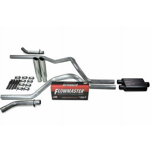 Ford F150 15-20 2.5" Dual Exhaust Kit Flowmaster Super 44 Clamp Tip Corner - Walmart.com